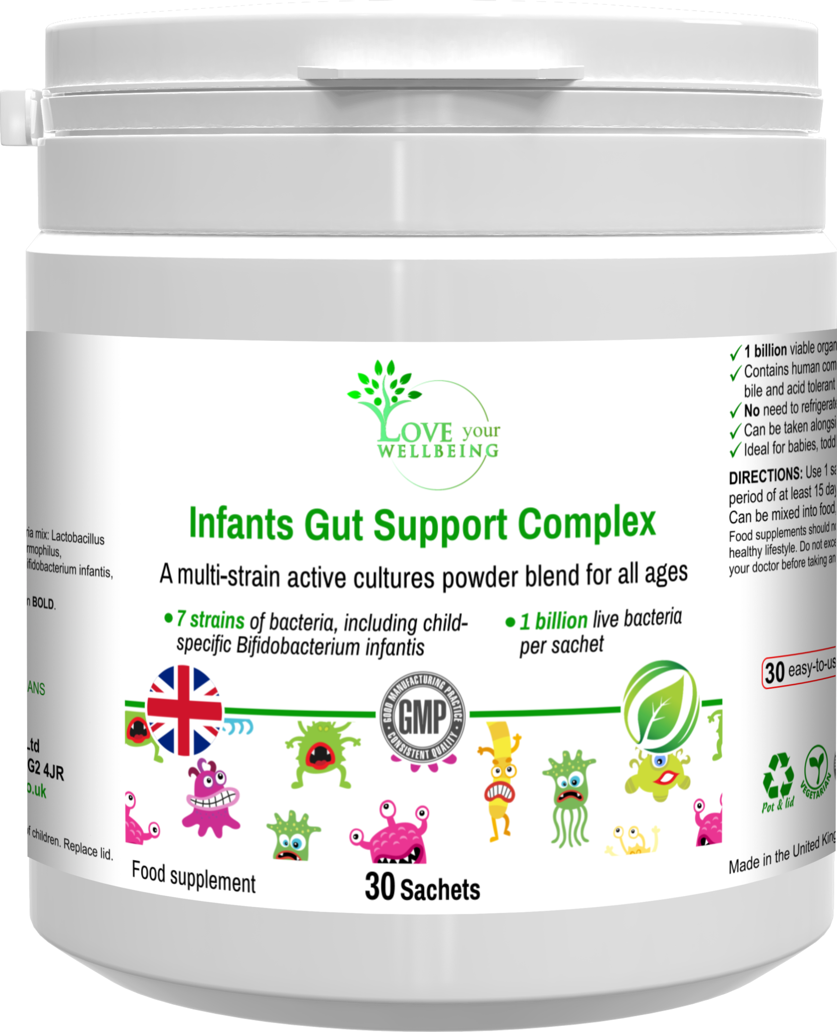 Infants Gut Support Complex | Love Your Wellbeing LTD